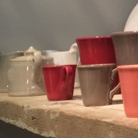 Constance - Mug Expresso en faience rouge carmin (par6)